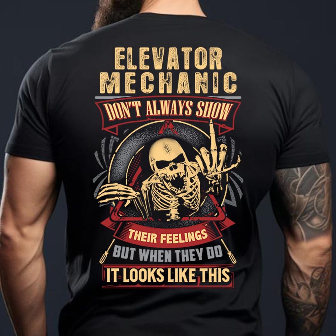 Elevator Mechanic Shirt Elevator Mechanic Gift Savage T Shirt With ...
