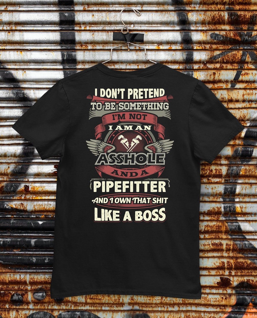 Awesome Pipefitter T-shirt, Pipefitting Shirt, Pipefitter Gift, Union ...