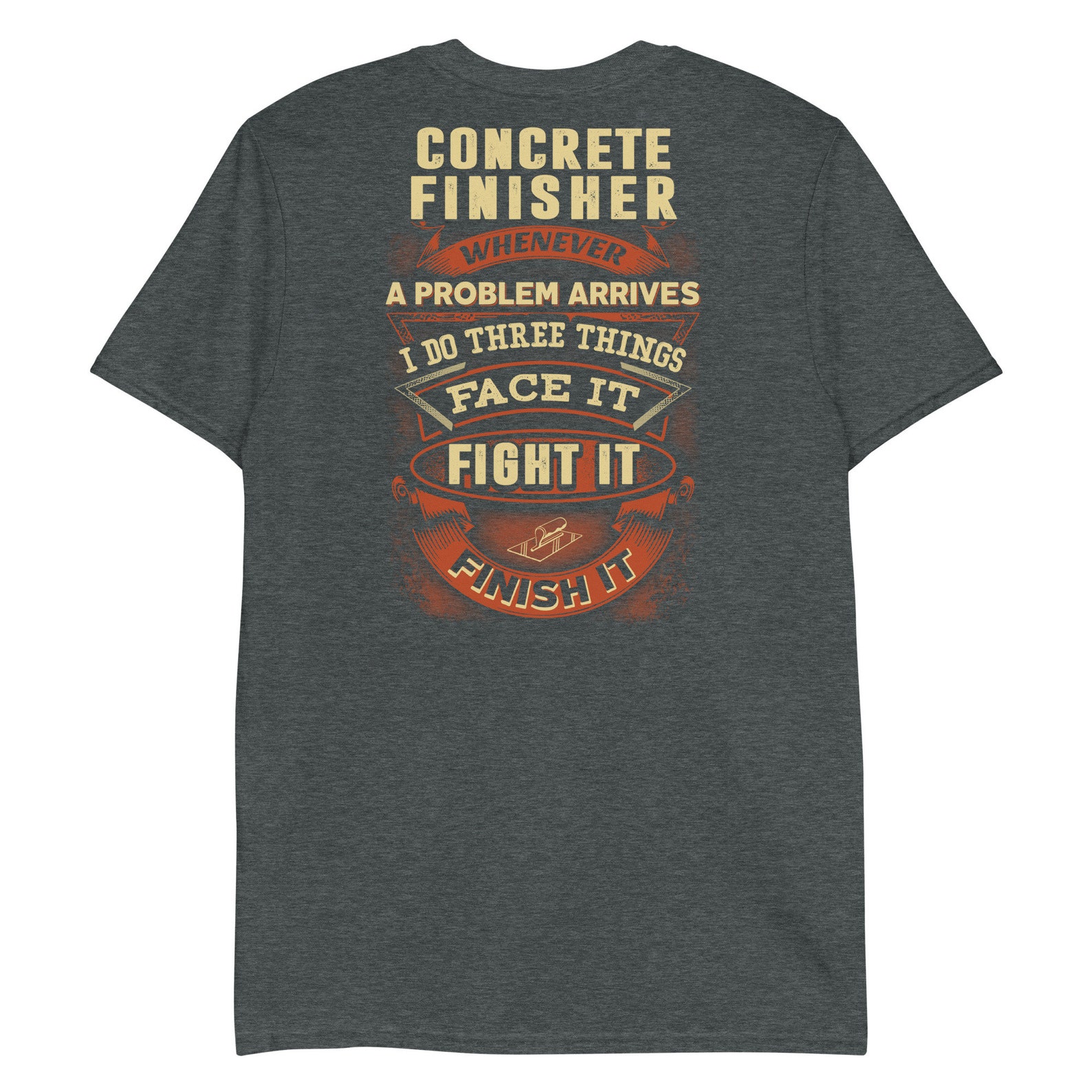Fearless Concrete Finisher T-shirt Concrete Finisher Shirt - Etsy
