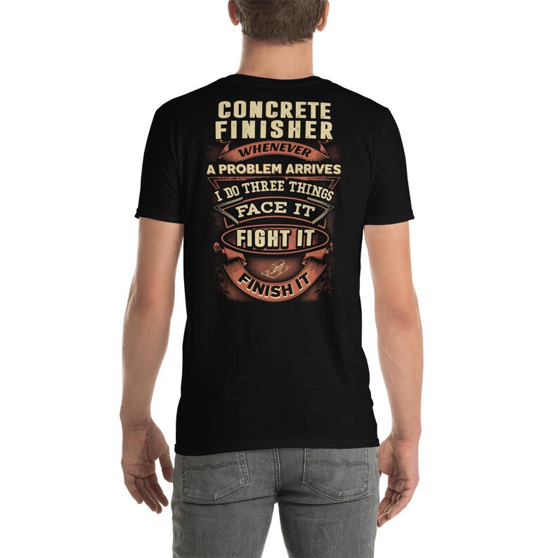 Fearless Concrete Finisher T-shirt, Concrete Finisher Shirt, Gift for ...