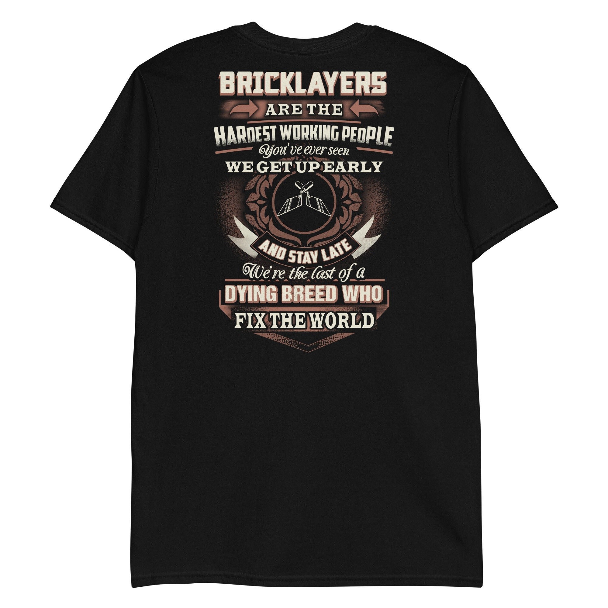 Hardworking Bricklayer T-shirt, Best Bricklayer Shirt, Gifts for ...