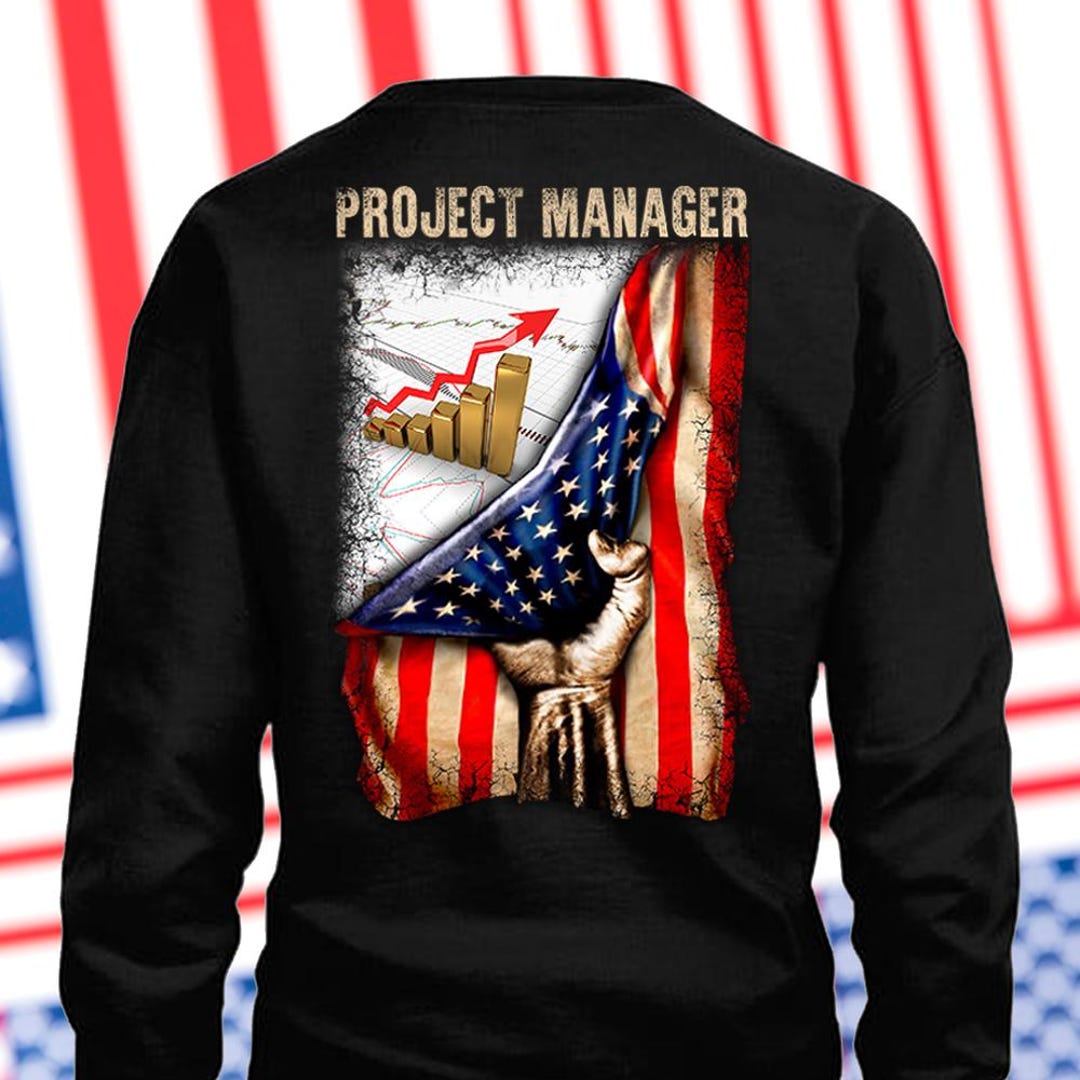 Project Manager Shirt American Project Manager Gift for Project Manager ...