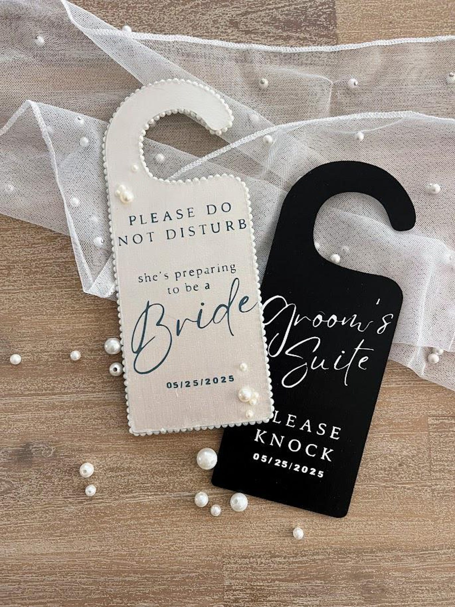 Custom Bridal Door Hanger - Etsy