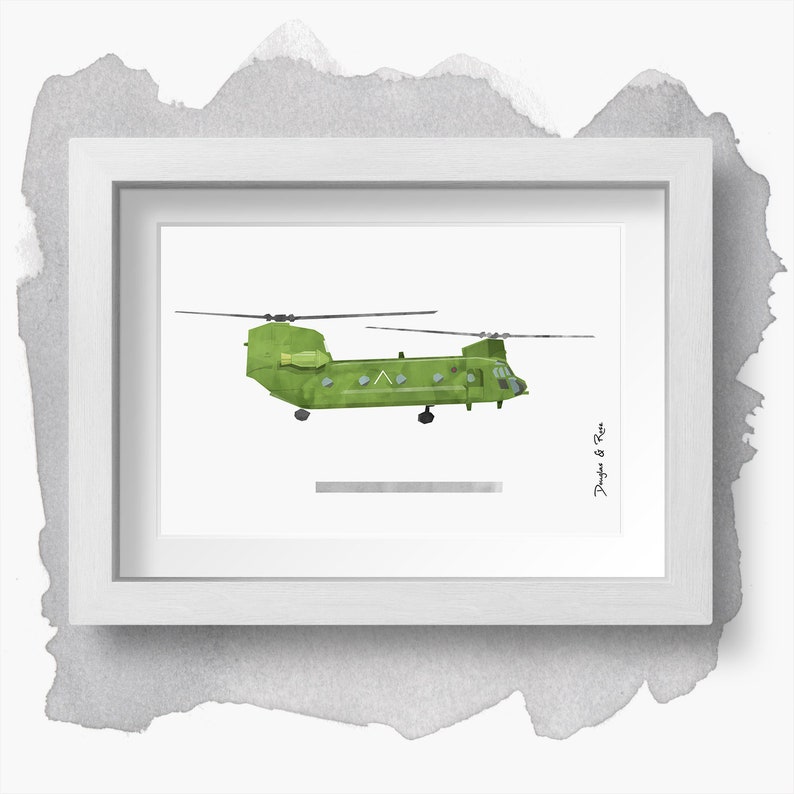 Chinook Army Helicopter Print, Army, Aviation Wall Art, Helicopter Wall ...