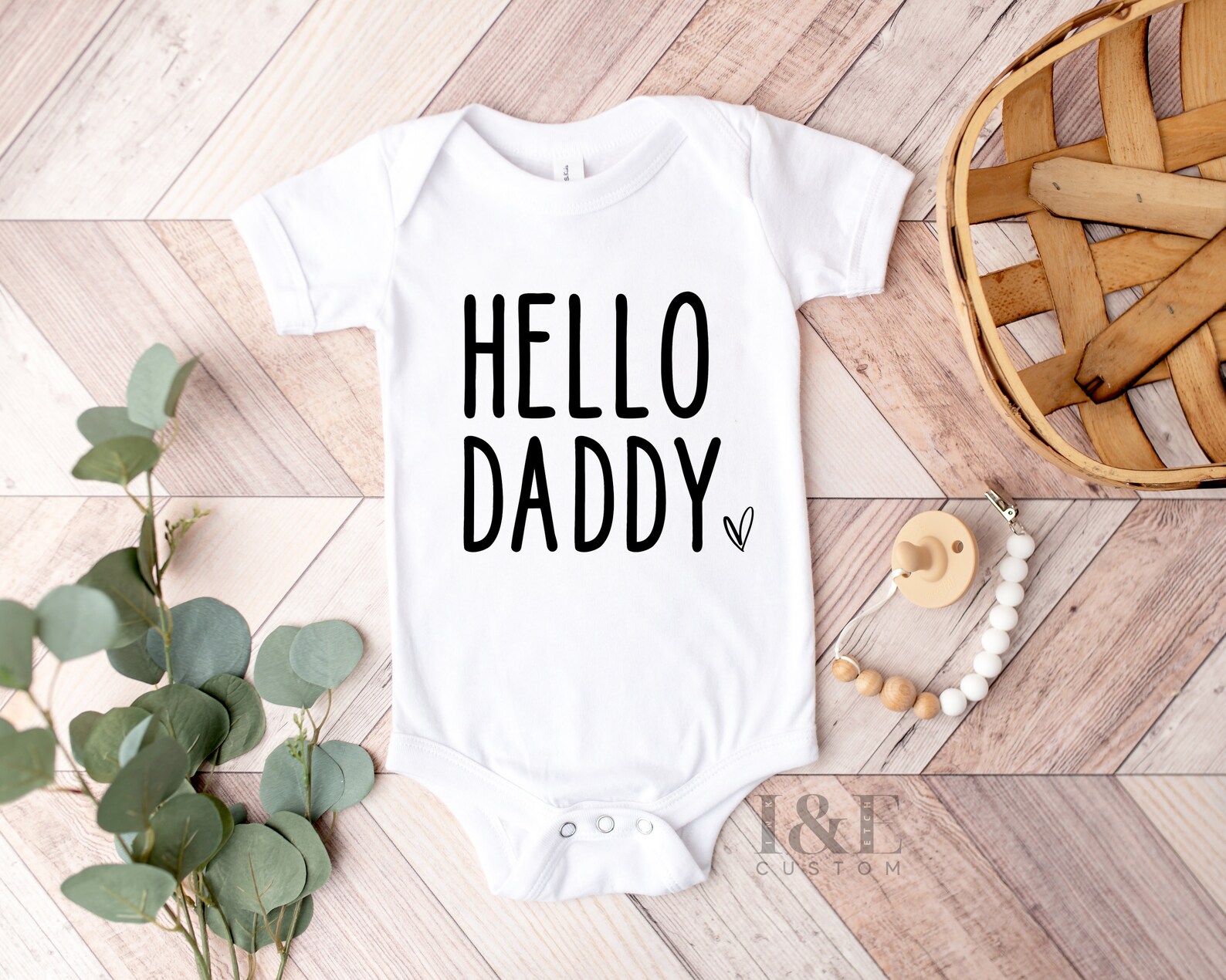 Hello Daddy Onesies® Daddy Reveal Onesies® Pregnancy - Etsy