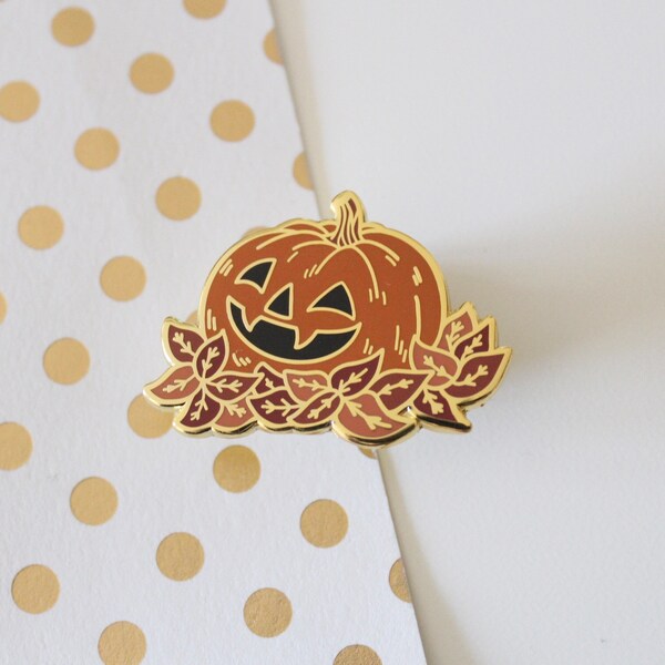 Autumn Enamel Pin - Etsy