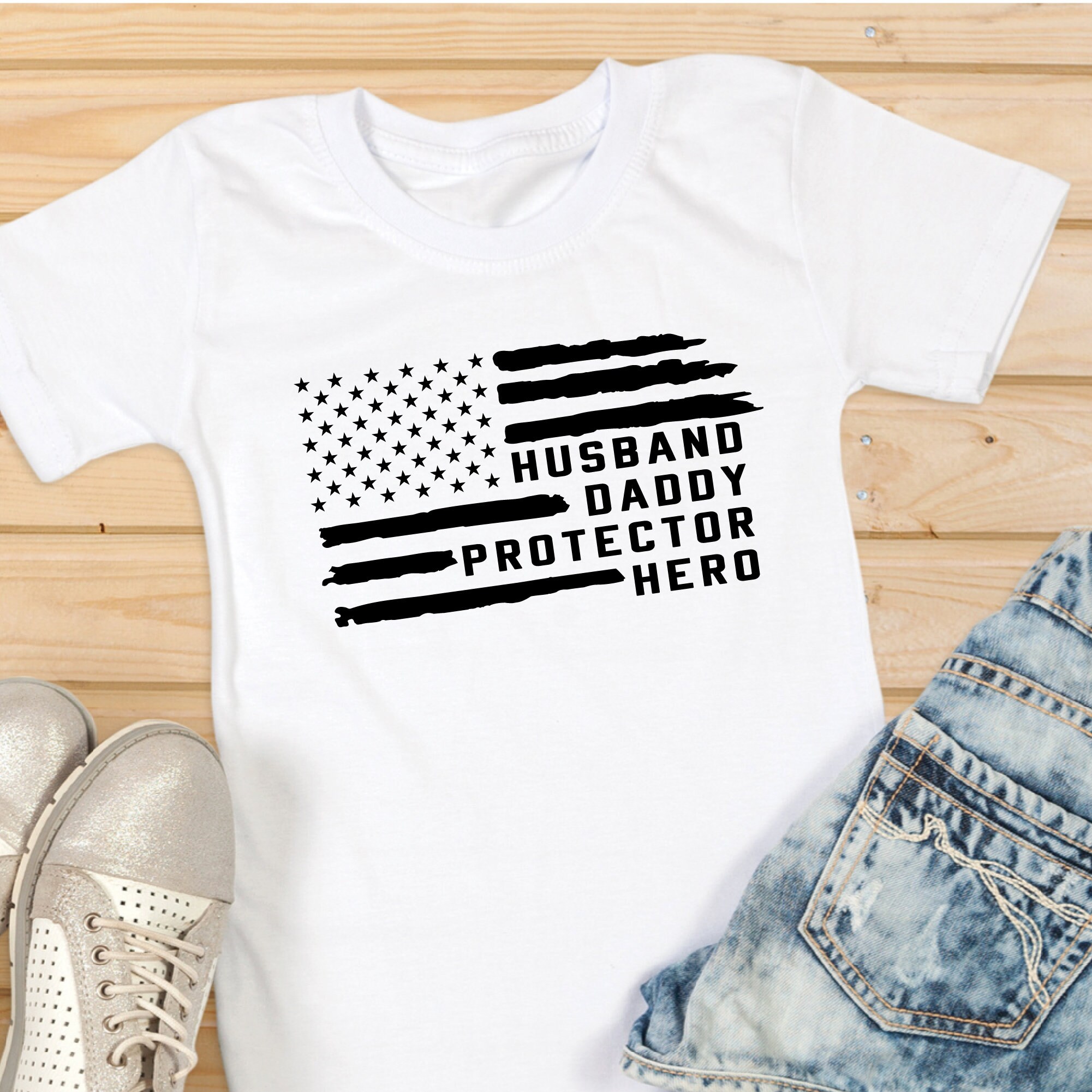 Husband Daddy Protector Hero Svgfunny Dad Svg Vintage - Etsy