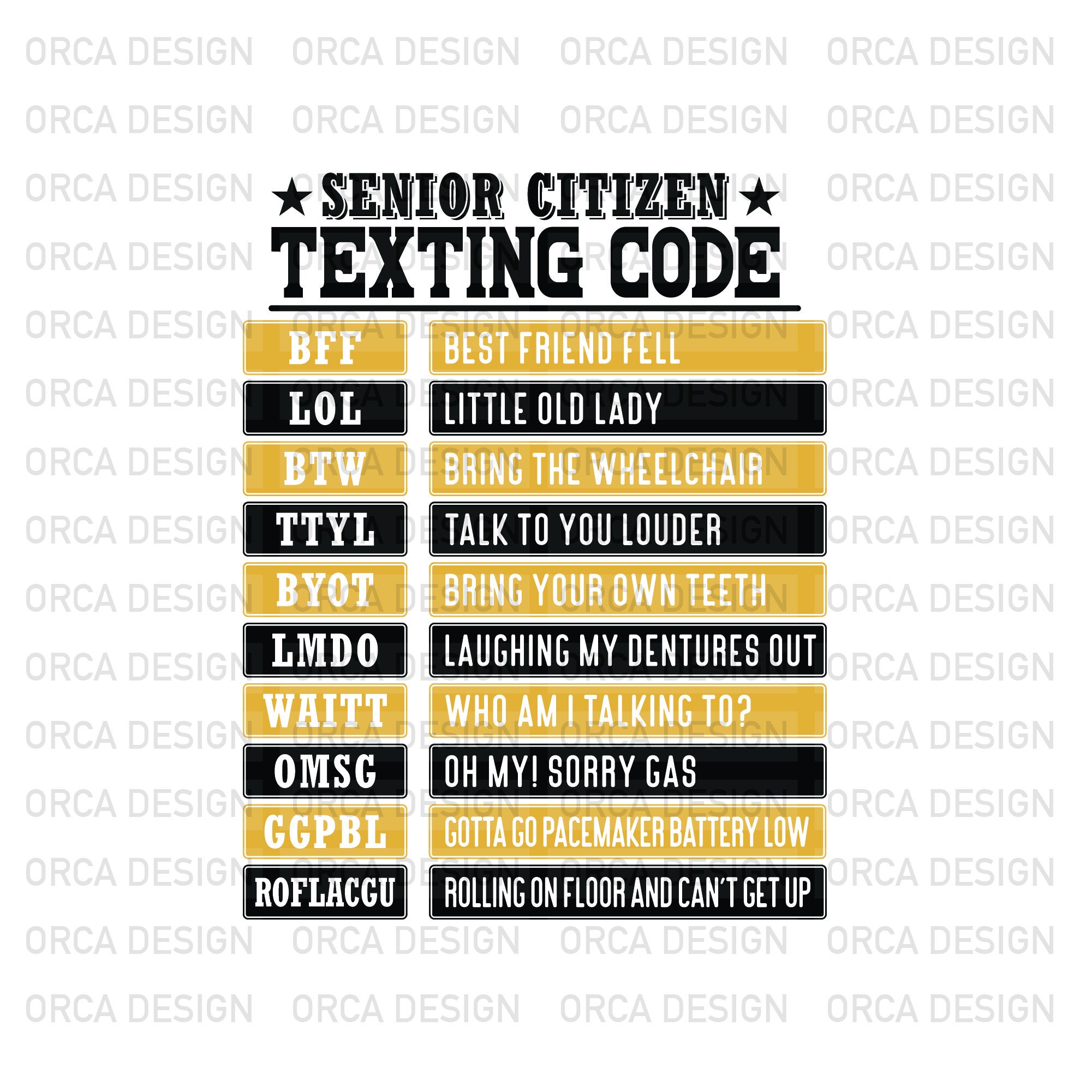 Senior Citizen Texting Code funny Old People gift Idea Svg - Etsy Senior Citizen Texting Code funny Old People gift Idea Svg - Etsy