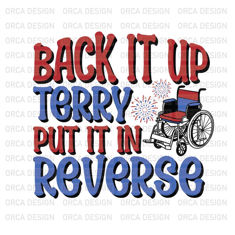 Back It up Terry Svg - Etsy