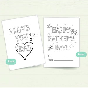 Printable Fathers Day Card | All About Dad Card From Kid | Kid Activity ...