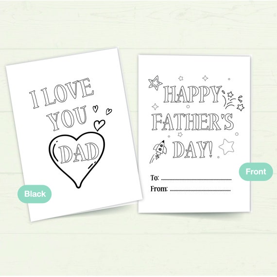 Printable Fathers Day Card All About Dad Card From Kid Kid - Etsy
