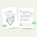 Printable Fathers Day Card | All About Dad Card From Kid | Kid Activity ...