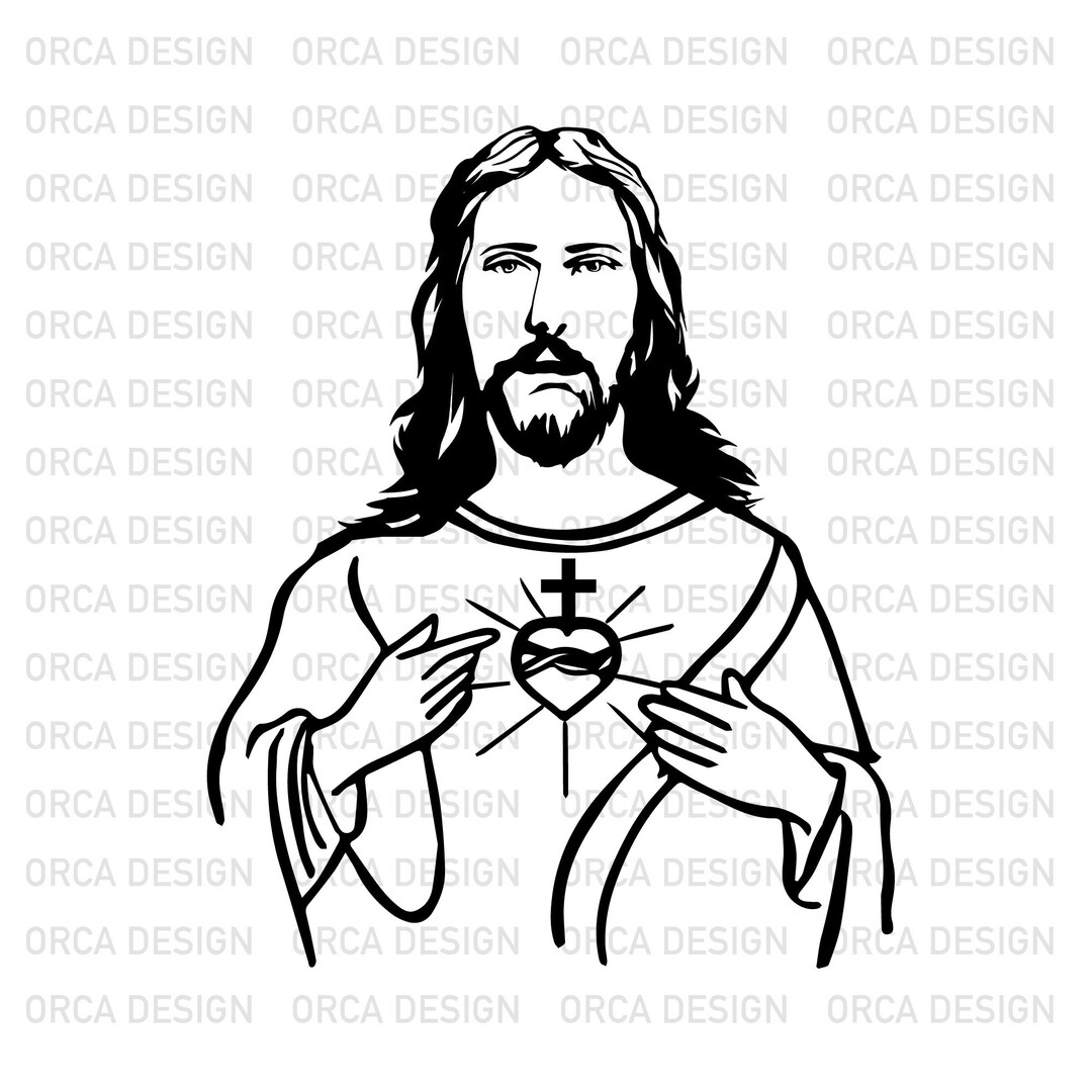 Jesus Christ Svg, Christian Jesus Easter, Jesus Svg Png Digital File - Etsy