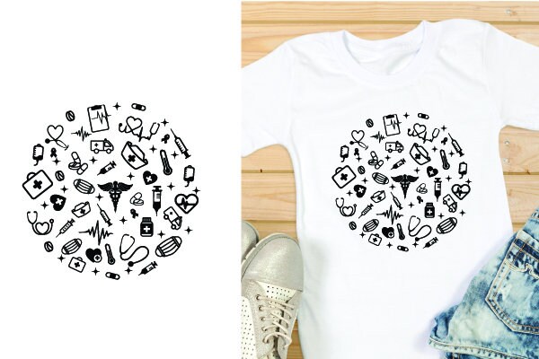 Nursing Bundle Svg healthcare svgpng Digital File Download - Etsy