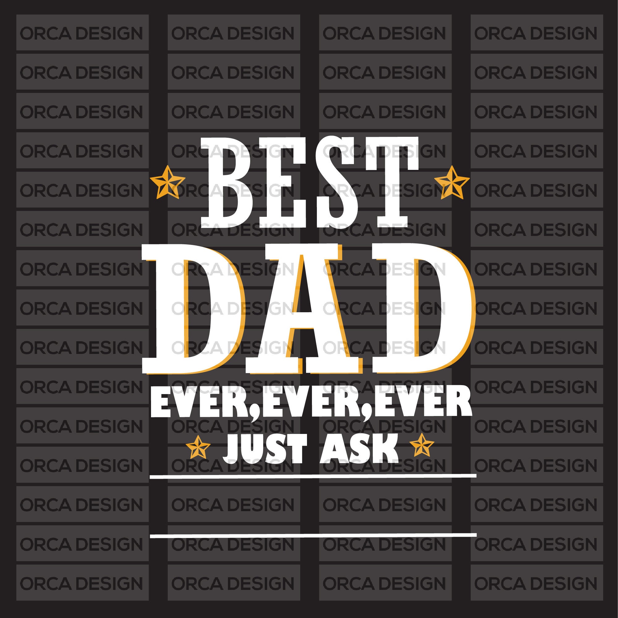 Best Dad Ever Custom Kids Name Svg Customizable Father's - Etsy