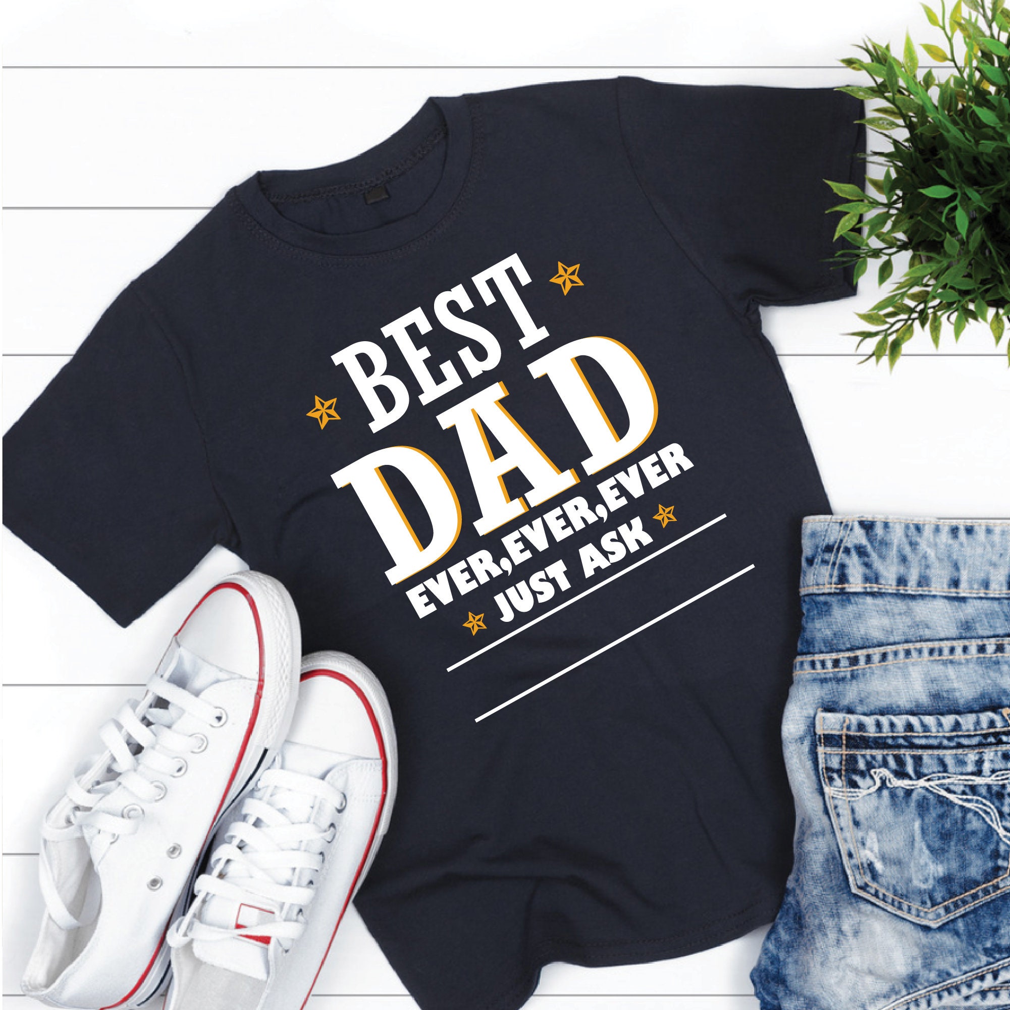 Best Dad Ever Custom Kids Name Svg Customizable Father's - Etsy