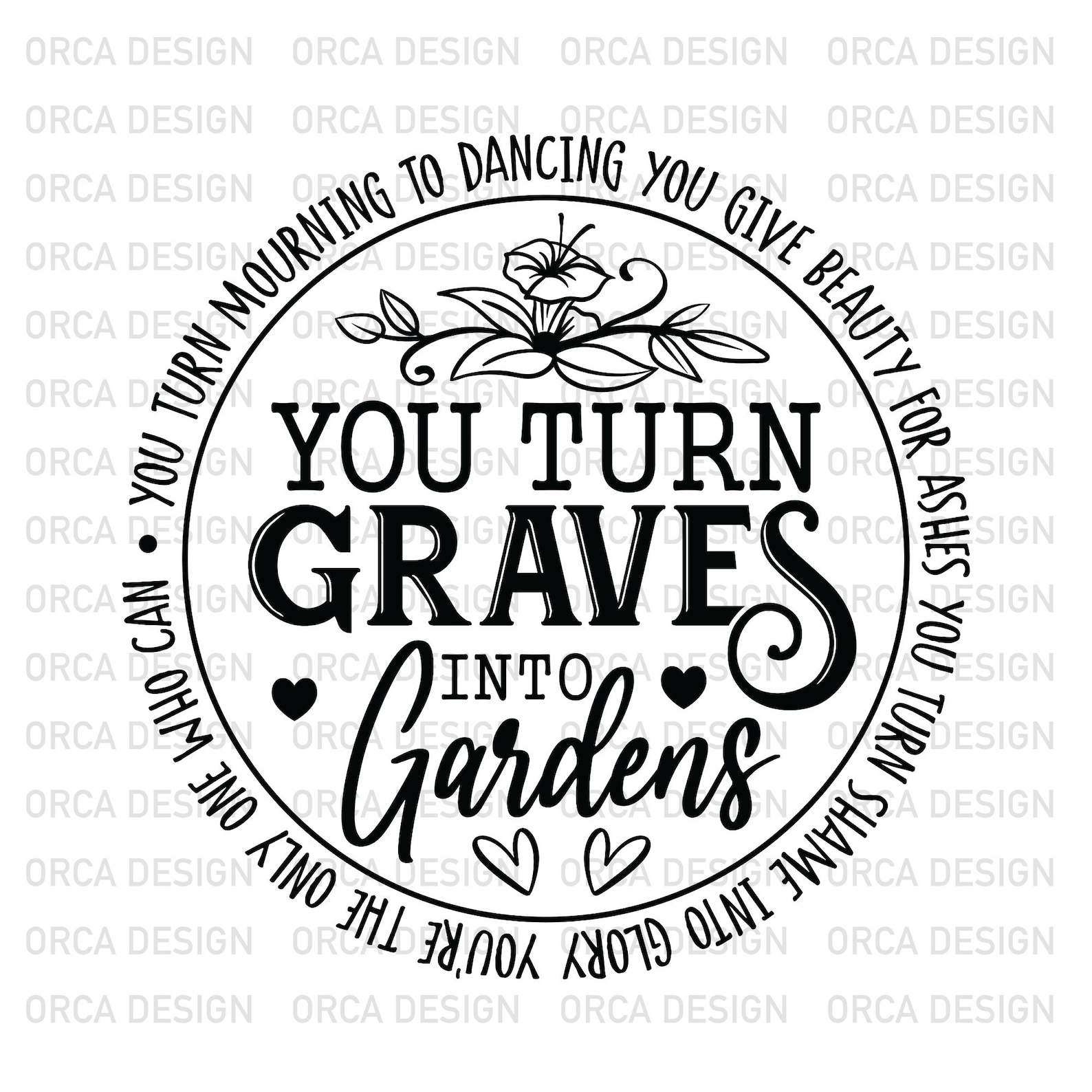 You Turn Graves Into Gardens Svg, Hillsong Music Svgs, Christian Shirts ...