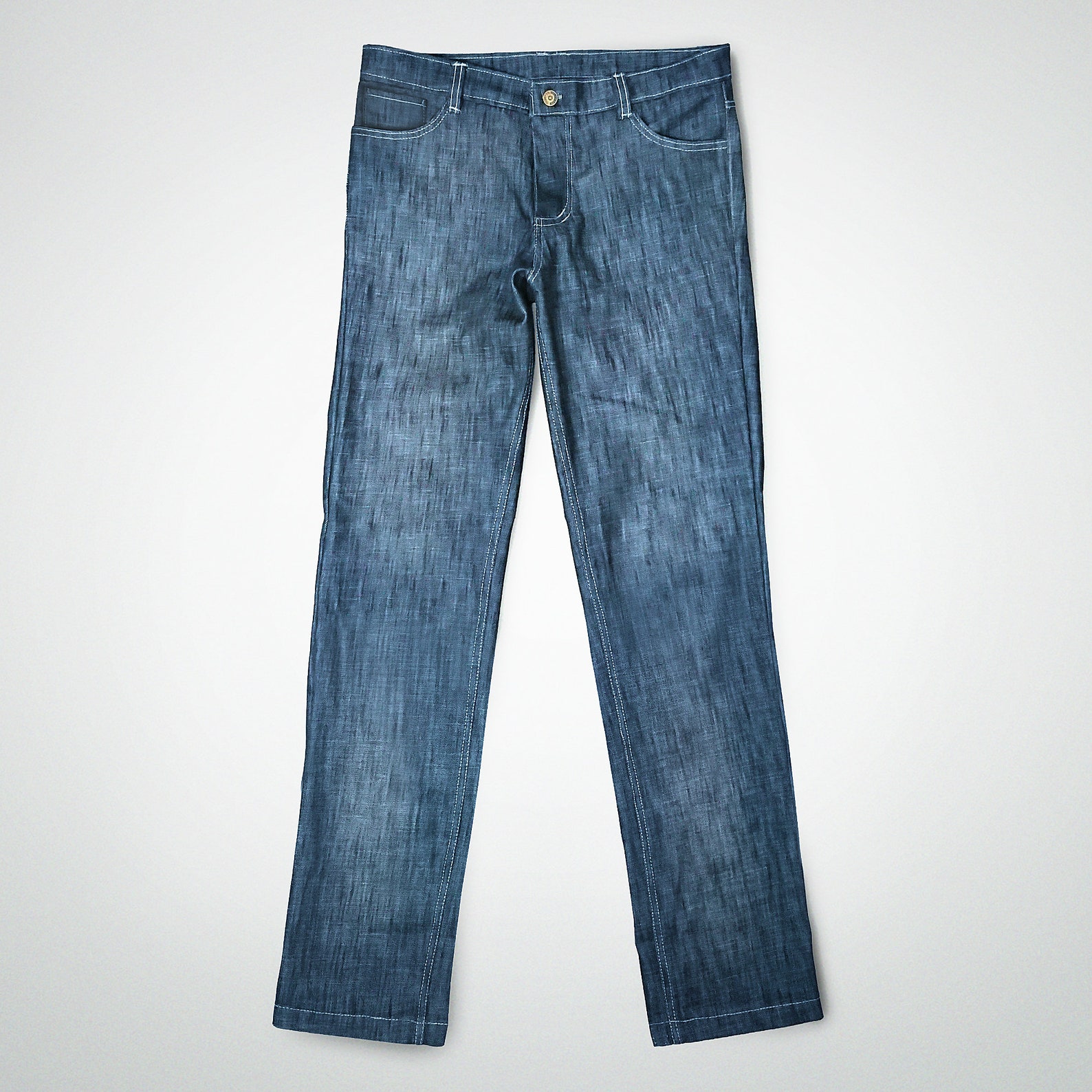 Men's Jeans Sewing Pattern PDF, Button Fly, Jean Sizes 28-38 - Etsy