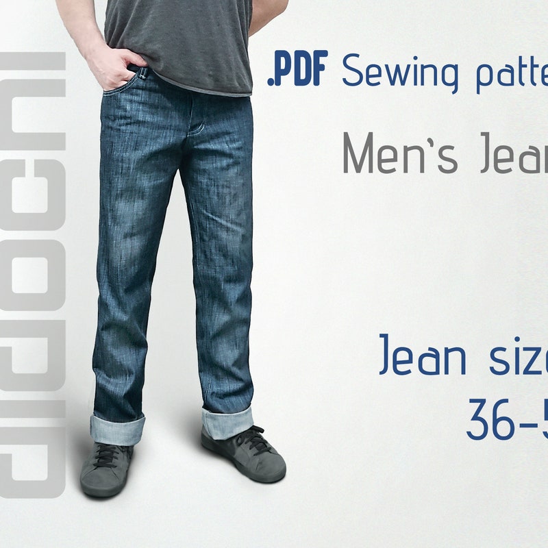 Mens Jeans Pattern - Etsy