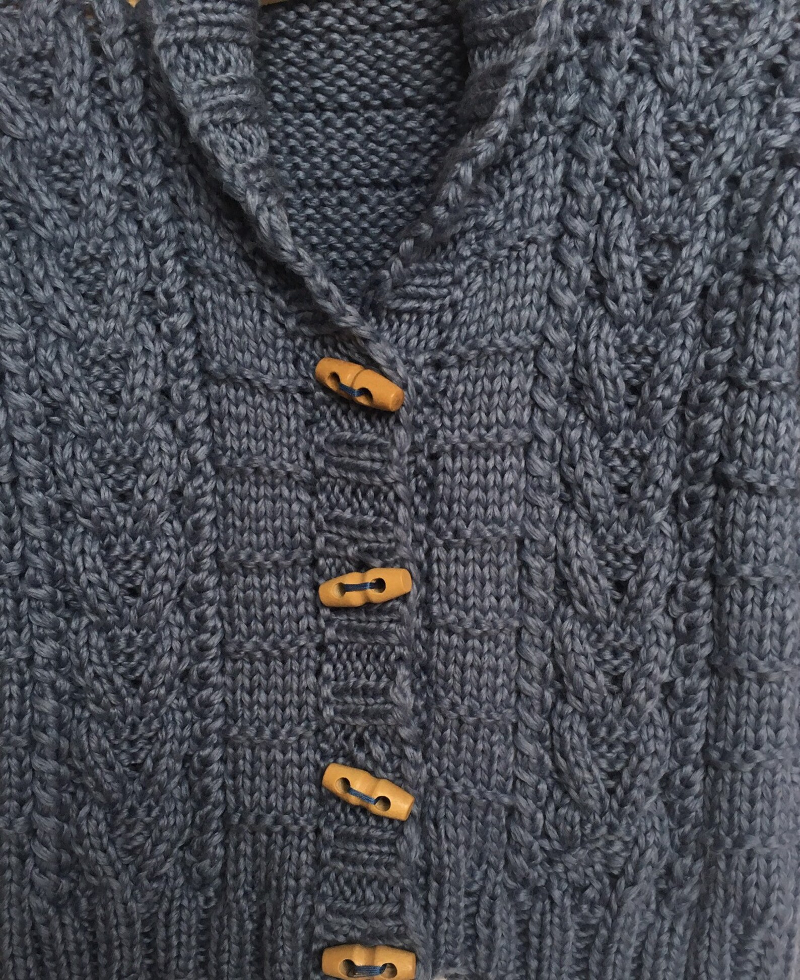 Cable Detail Cardigan,soft Baby Boy Girl , Wooden Toggles, Hand Knitted ...