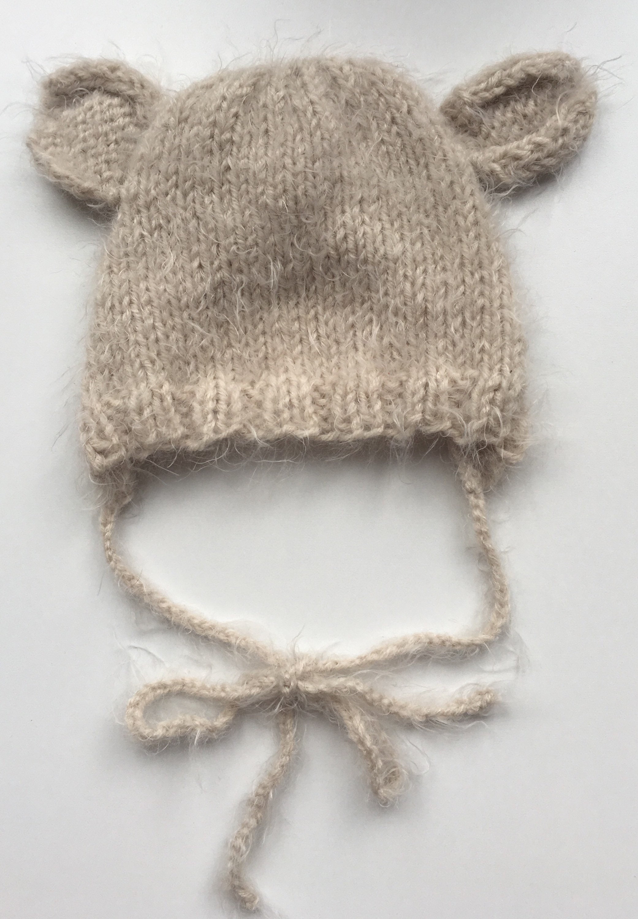 Fluffy Teddy Bear Bonnet Newborn Photoshoot - Etsy Denmark