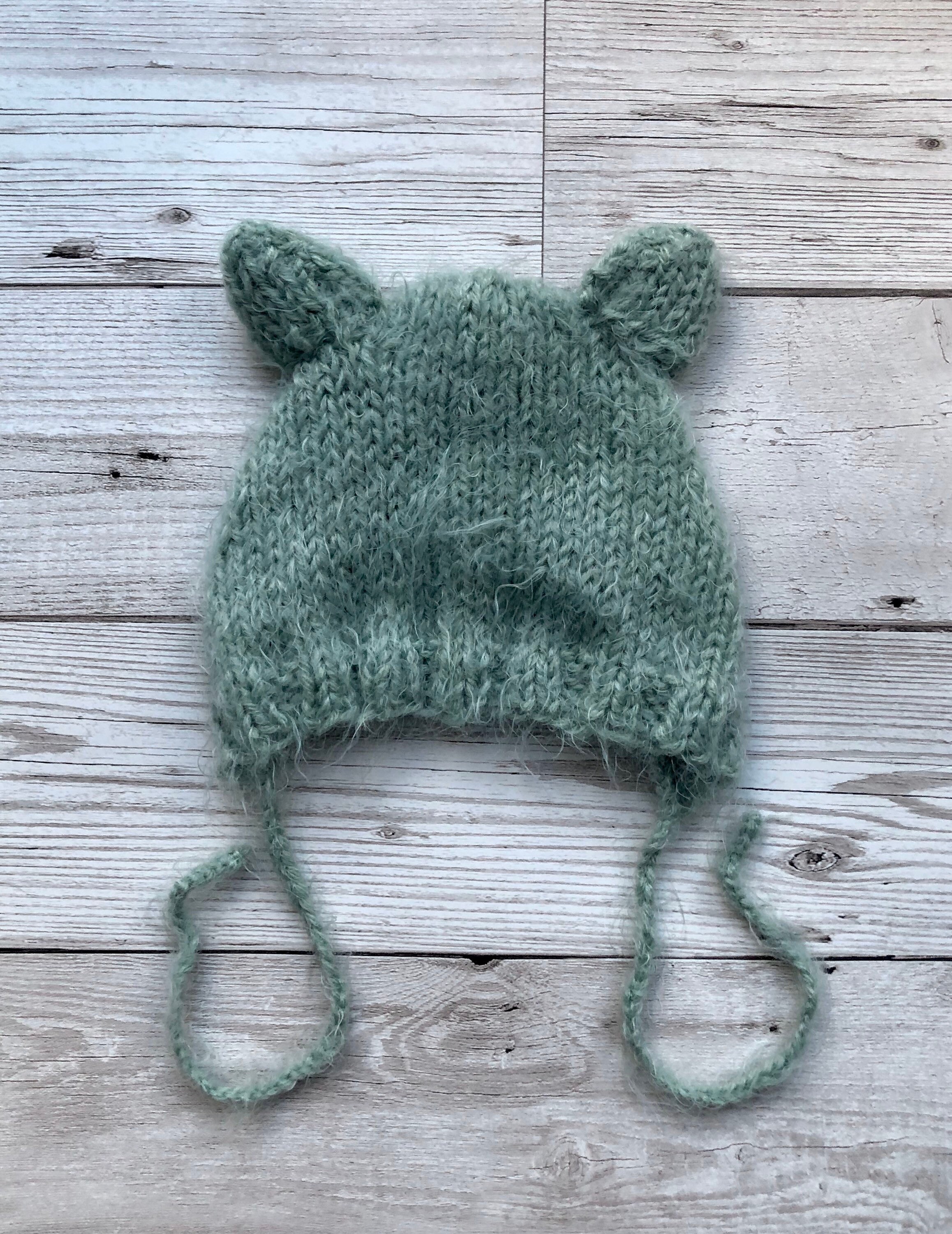 Fluffy Teddy Bear Bonnet Newborn Photoshoot - Etsy Denmark