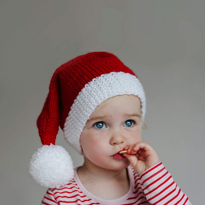 Baby Santa Hat - Etsy