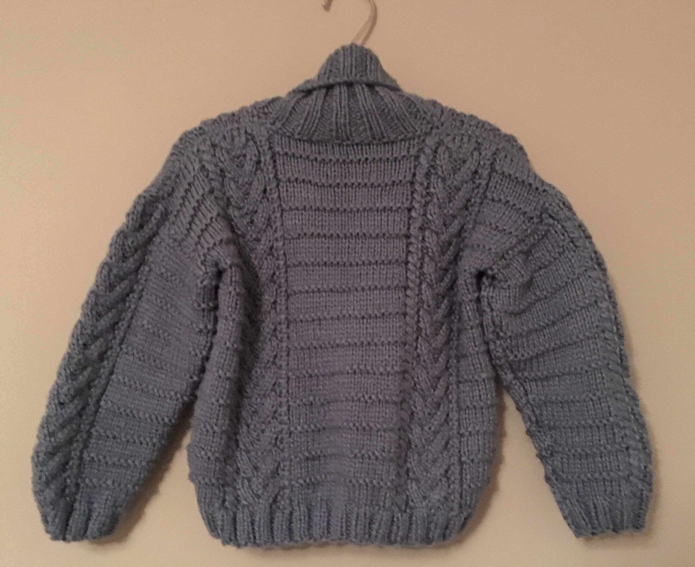 Cable Detail Cardigan,soft Baby Boy Girl , Wooden Toggles, Hand Knitted ...