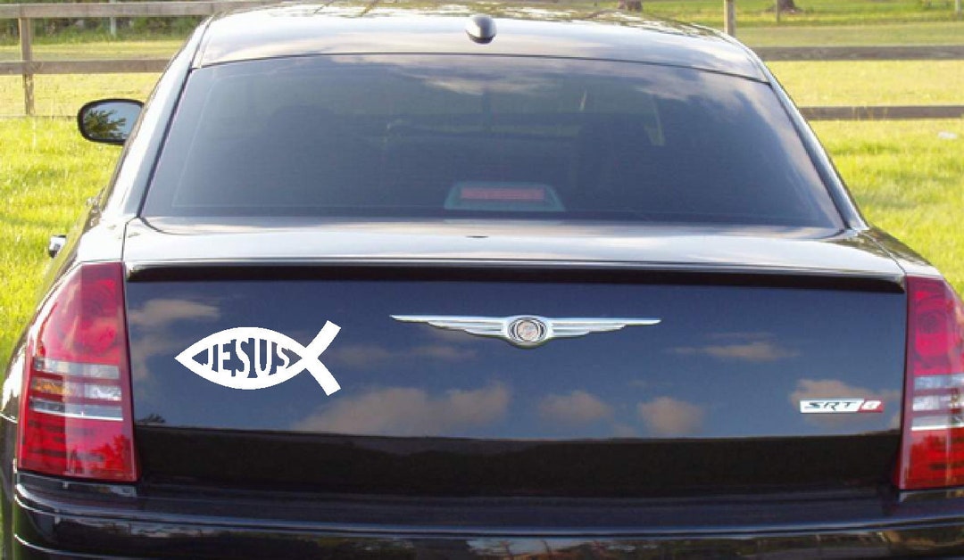 Jesus Fish Christian Symbol Wall Decal and Bumper Sticker - Etsy
