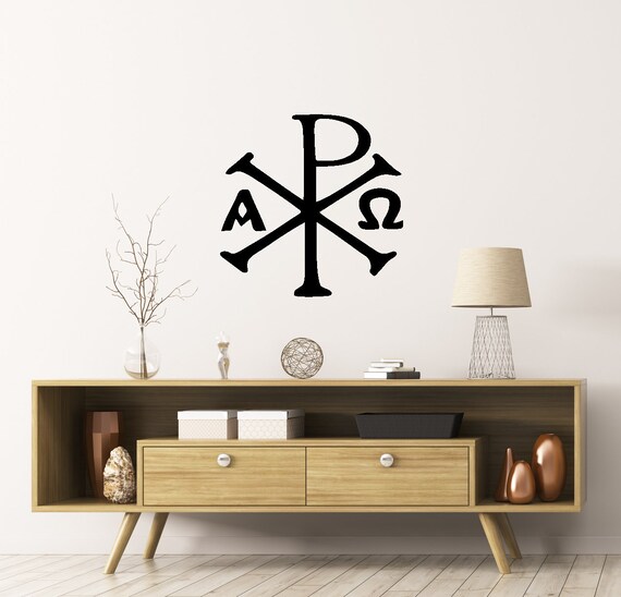 Chi Rho Christian Symbol Wall Decal and Bumper Sticker | Etsy