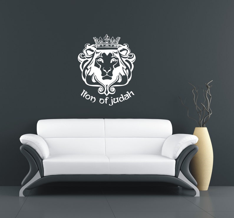 Lion of Judah Jerusalem Symbol Wall Decal - Etsy