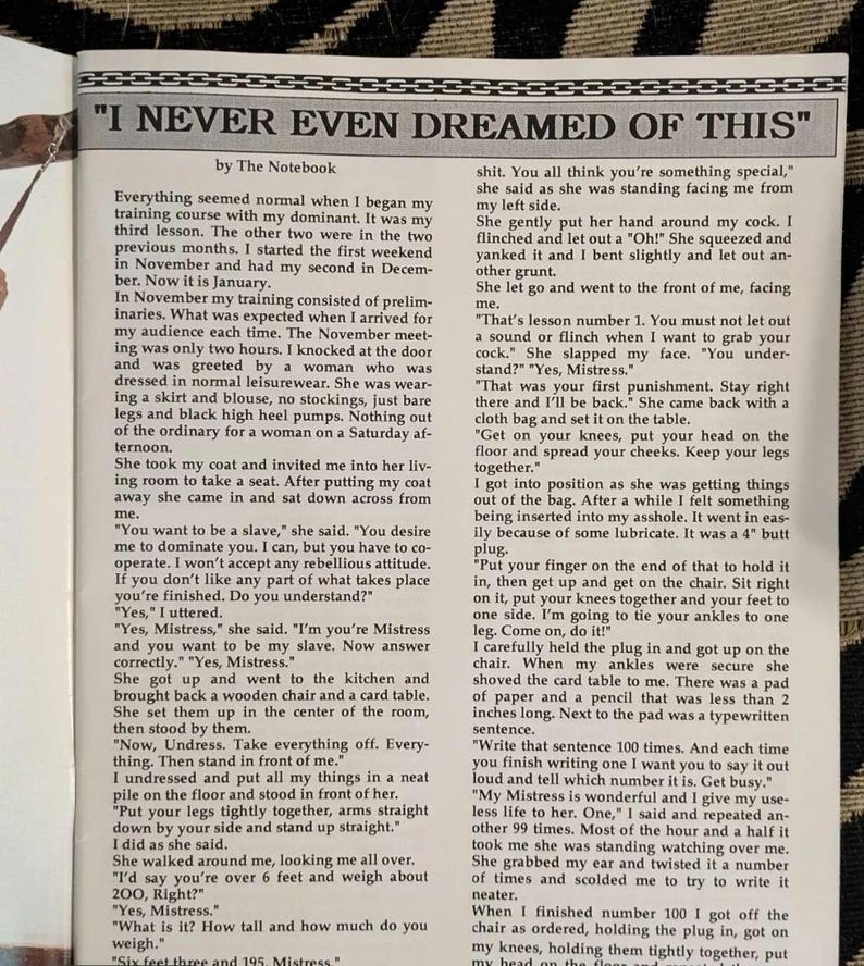 Vintage - Petticoat Power Volume 4, Issue 1 - 1994 BD*M Magazine - Etsy