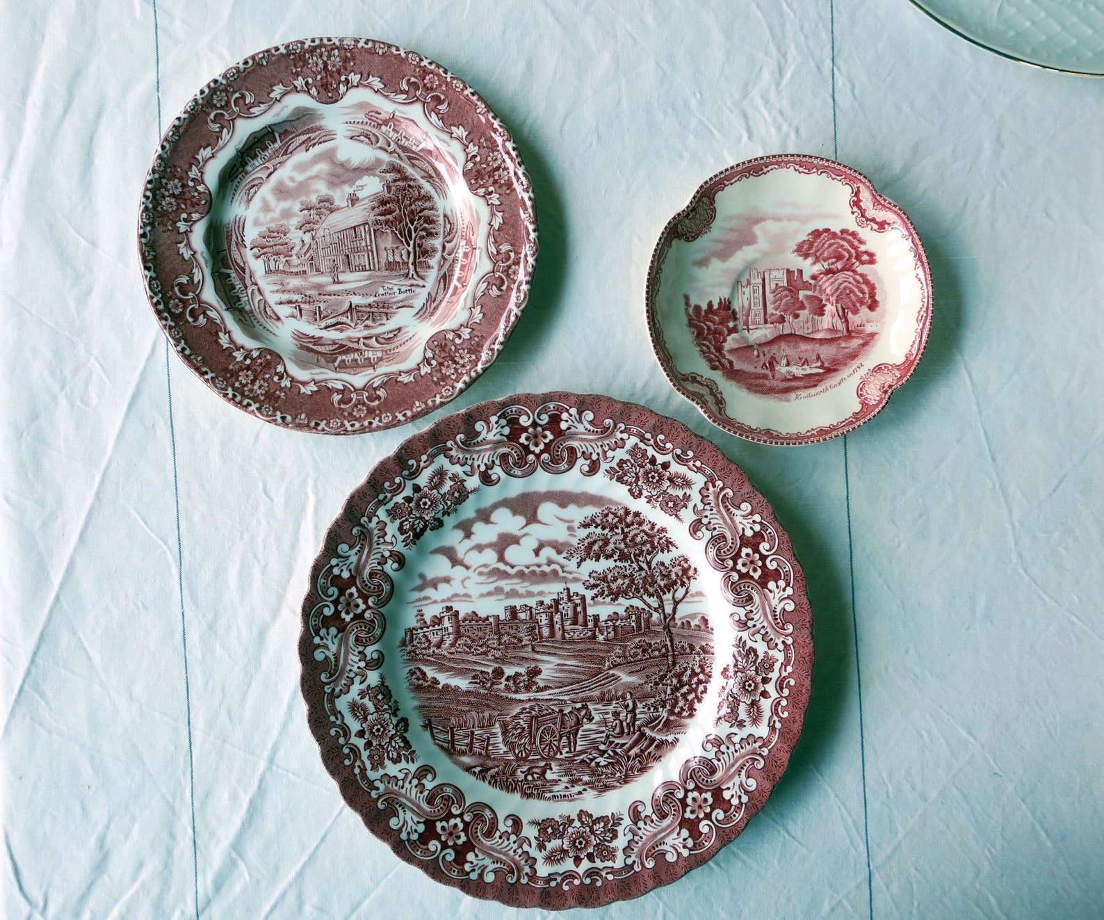 Vintage Place Settings Old Country Castles, Old Britain Castles ...
