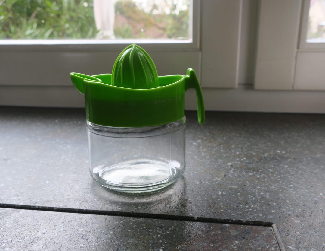 Vintage Lemon Squeezer Made of Glass and Plastic - Etsy