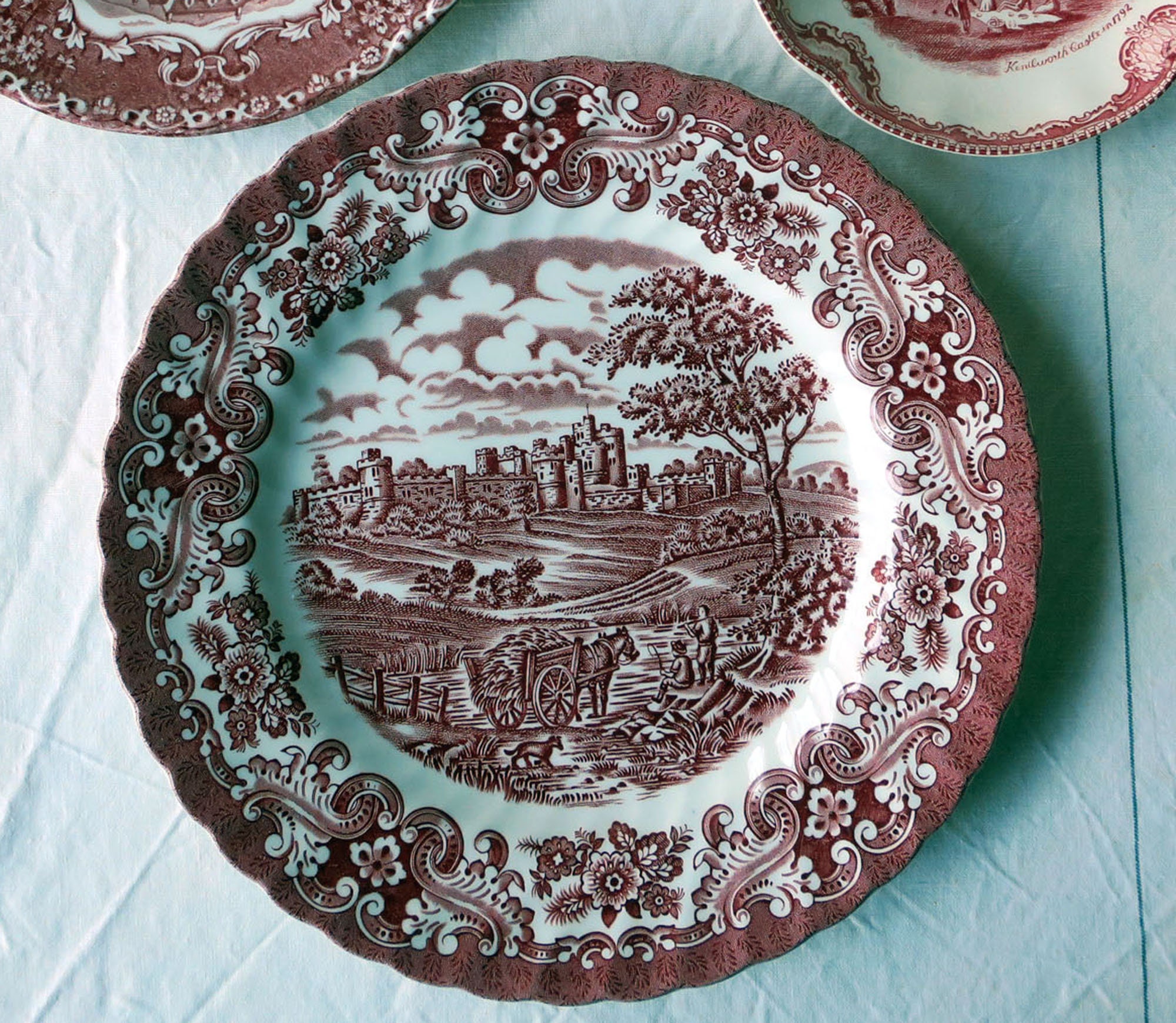 Vintage Place Settings Old Country Castles, Old Britain Castles ...