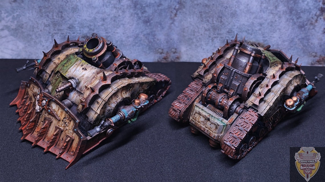 Plagueburst Crawler - Death Guard - Warhammer 40k - Miniatures Painted ...
