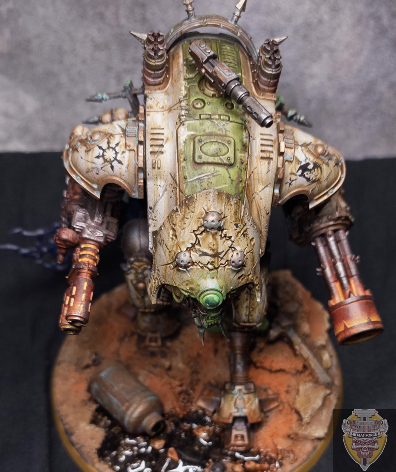 Chaos Knight War Dog Karnivores/brigands Warhammer 40k Miniatures ...