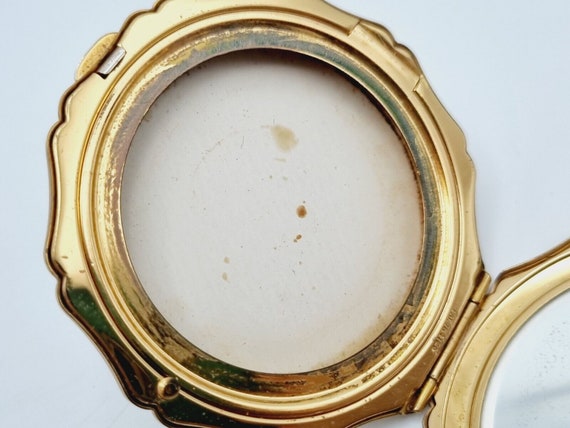 Vintage Stratton Compact Mirror Lily Design Collectab… - Gem