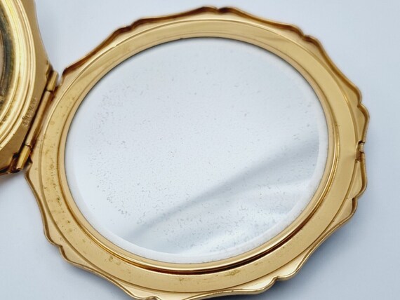 Vintage Stratton Compact Mirror Lily Design Collectab… - Gem