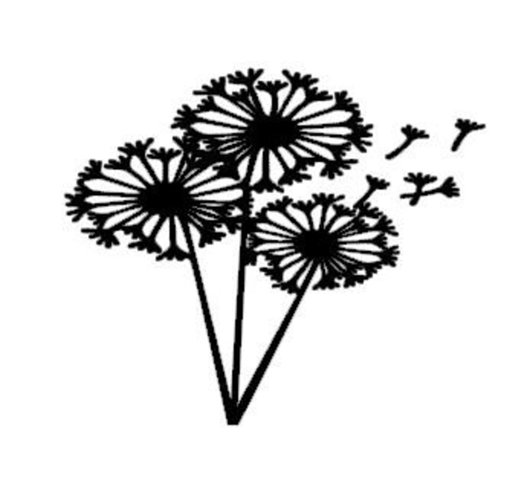 Dandelions Decal, Dandelions Sticker, Car Decal, Car Sticker, Laptop ...