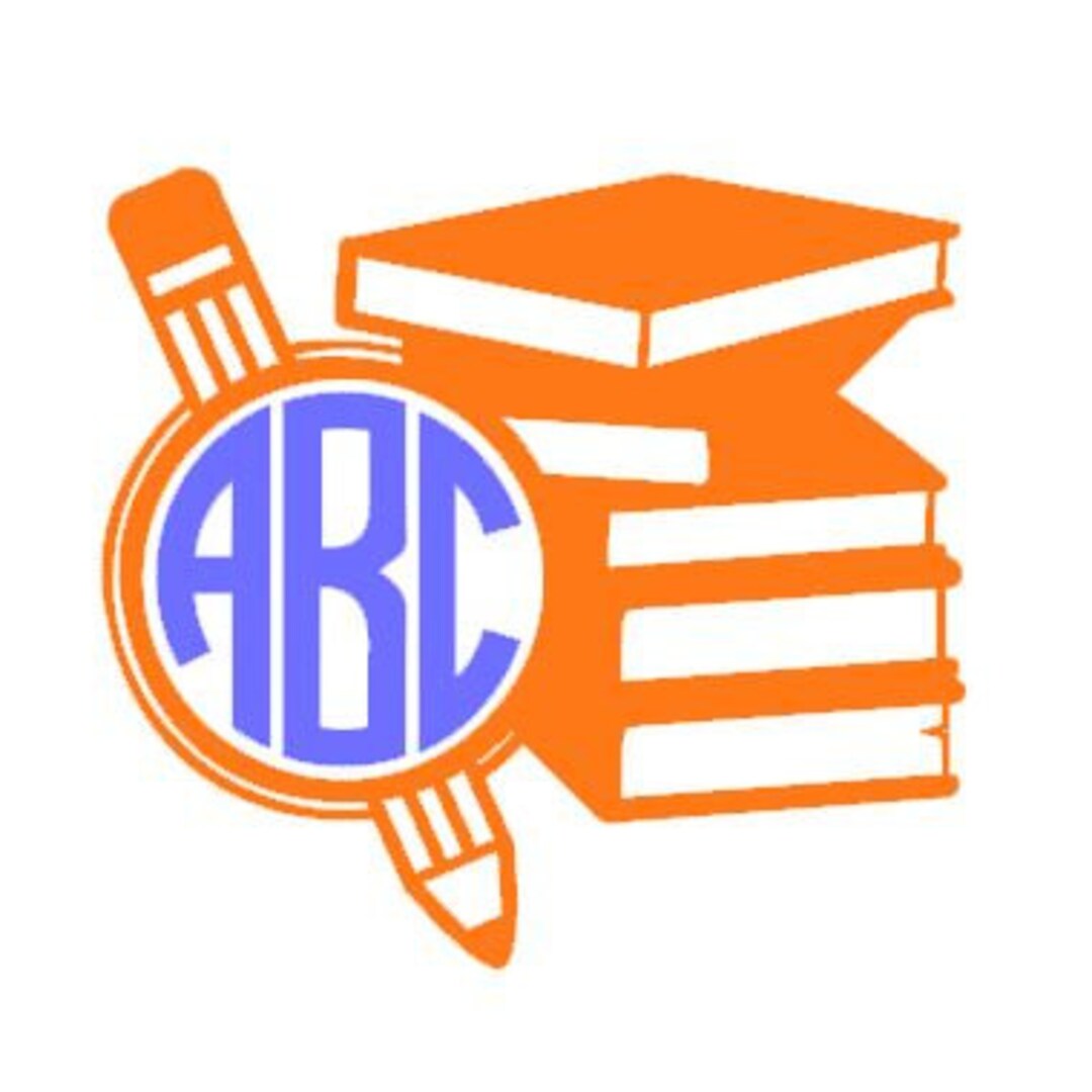 Education Monogram Decal, Monogram Sticker, Laptop Decal, Laptop ...