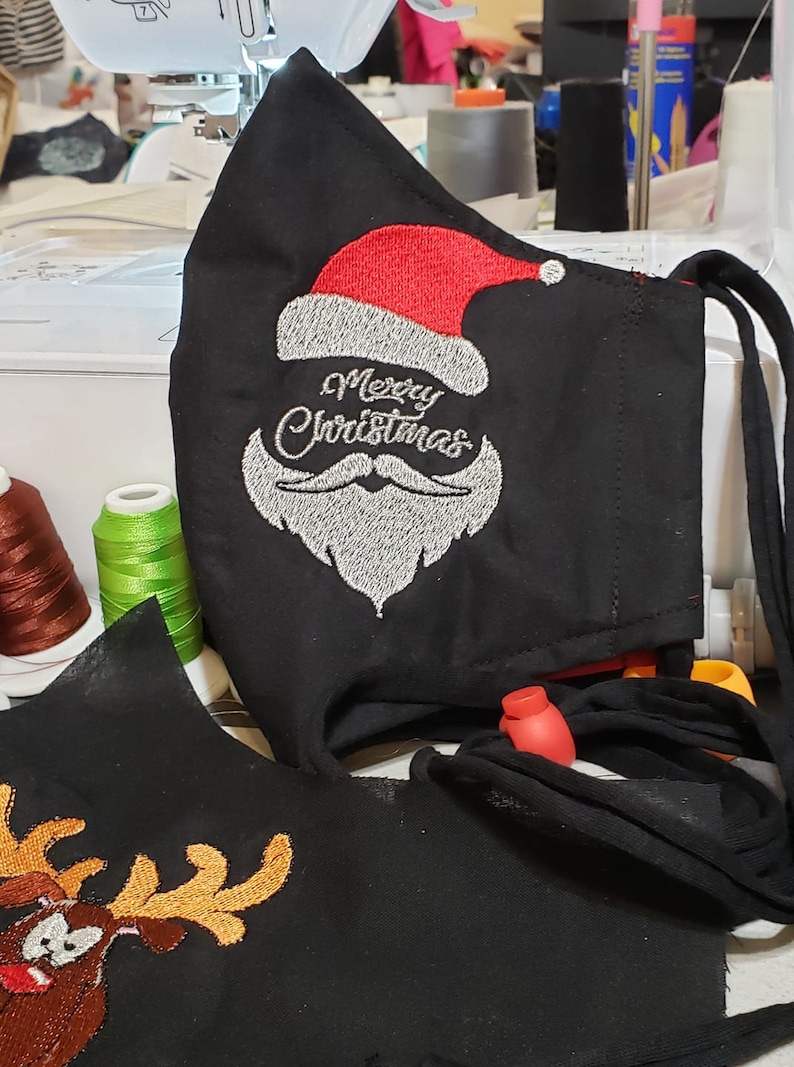 Merry Christmas Machine Embroidery Design Merry Christmas - Etsy