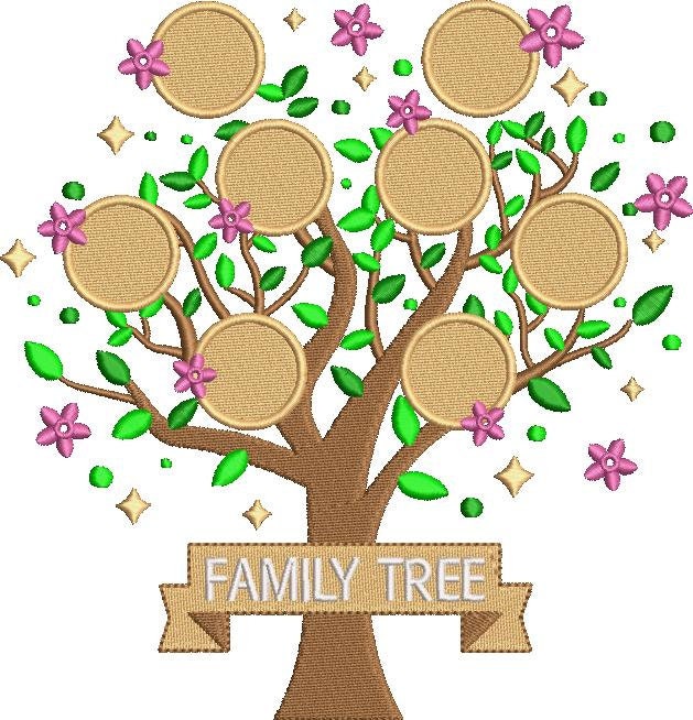Family Tree With Name & Image Machine Design - Etsy Australia
