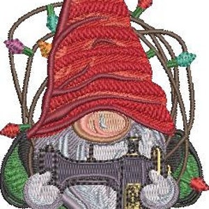 Sewing Gnome Machine Embroidery Pattern Gnome Embroidery Design Sewing ...