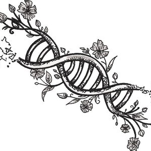 DNA Machine Embroidery Design Floral DNA Embroidery Design Floral DNA ...