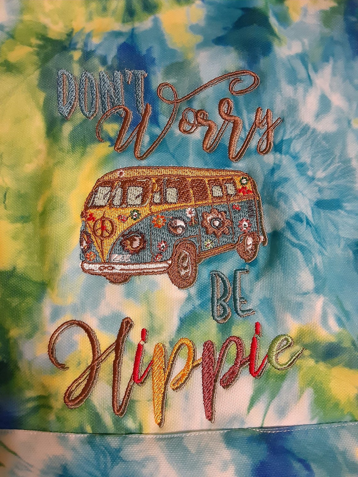 Hippie Embroidery Designs Don't Worry Be Hippie Machine Embroidery Don ...