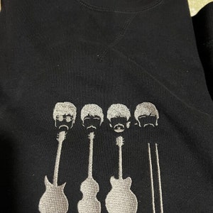 Beatles Band Embroidery Design Beatles Digital Design the Beatles ...