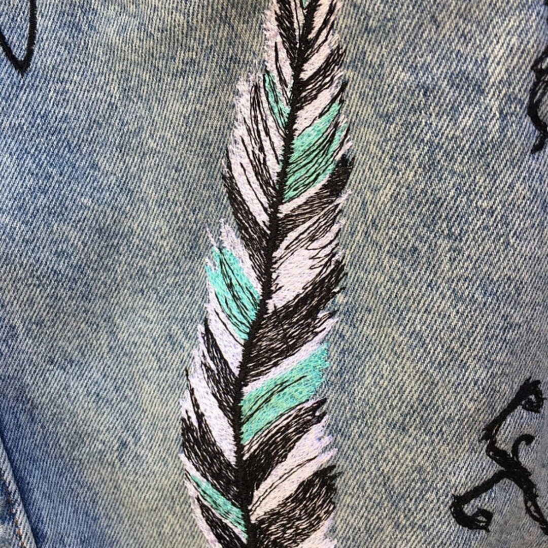 Feather Machine Embroidery Design Machine Embroidery Feather - Etsy