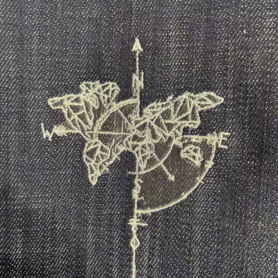 Compass Machine Embroidery Designs Compass PES DST Files Nautical ...