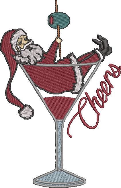 Santa Embroidery Designs Christmas Embroidery Designs - Etsy